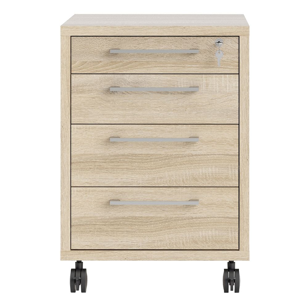 Mobile File Cabinet Oak | Interior Envy