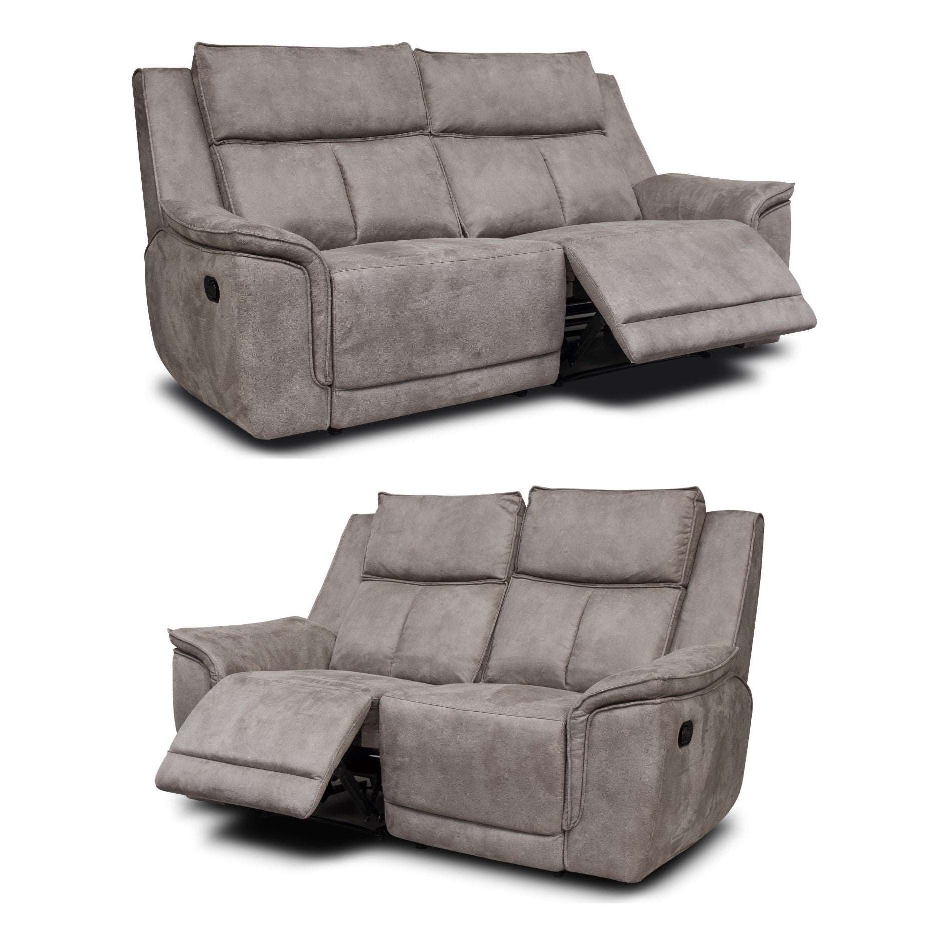 Barello 3 & 2 Seater Manual Recliner Sofa Set - Choice Of Colours | Interior Envy