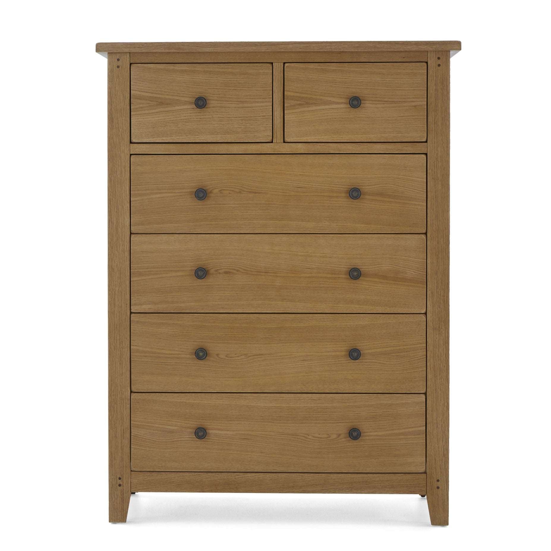 Barnham Oak 2 Over 4 Chest Of Drawers | Interior Envy