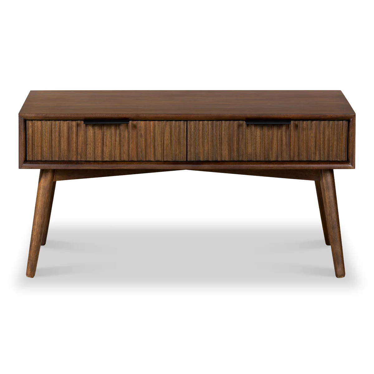 Strand Walnut 2 Drawer Coffee Table – Interior Envy