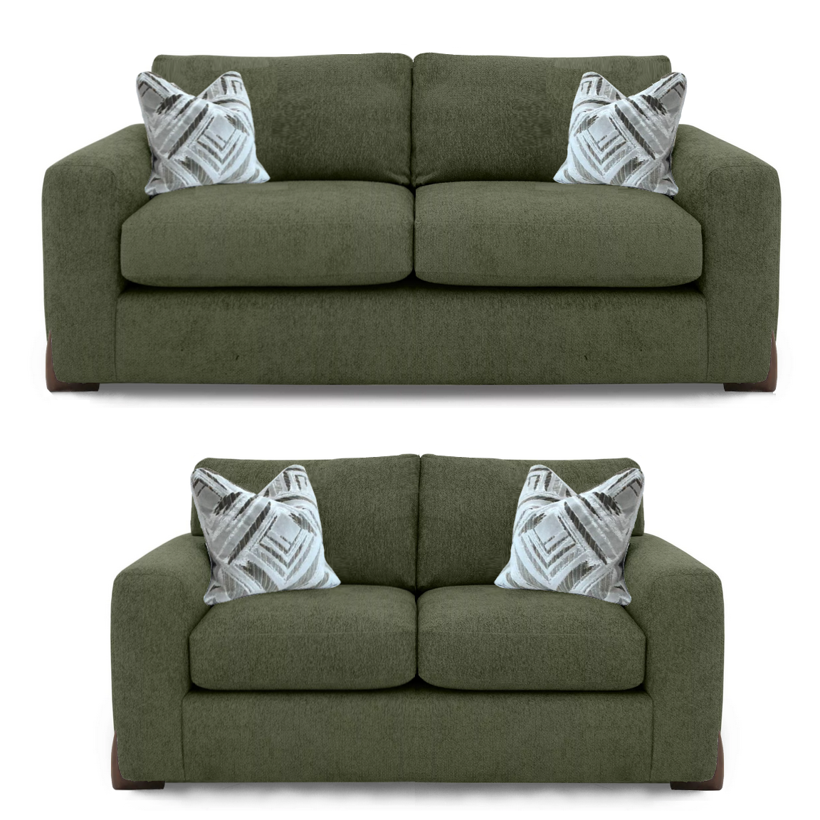 Axel Standard Back 3 Seater & 2 Seater Sofa Set - Choice Of Colours ...