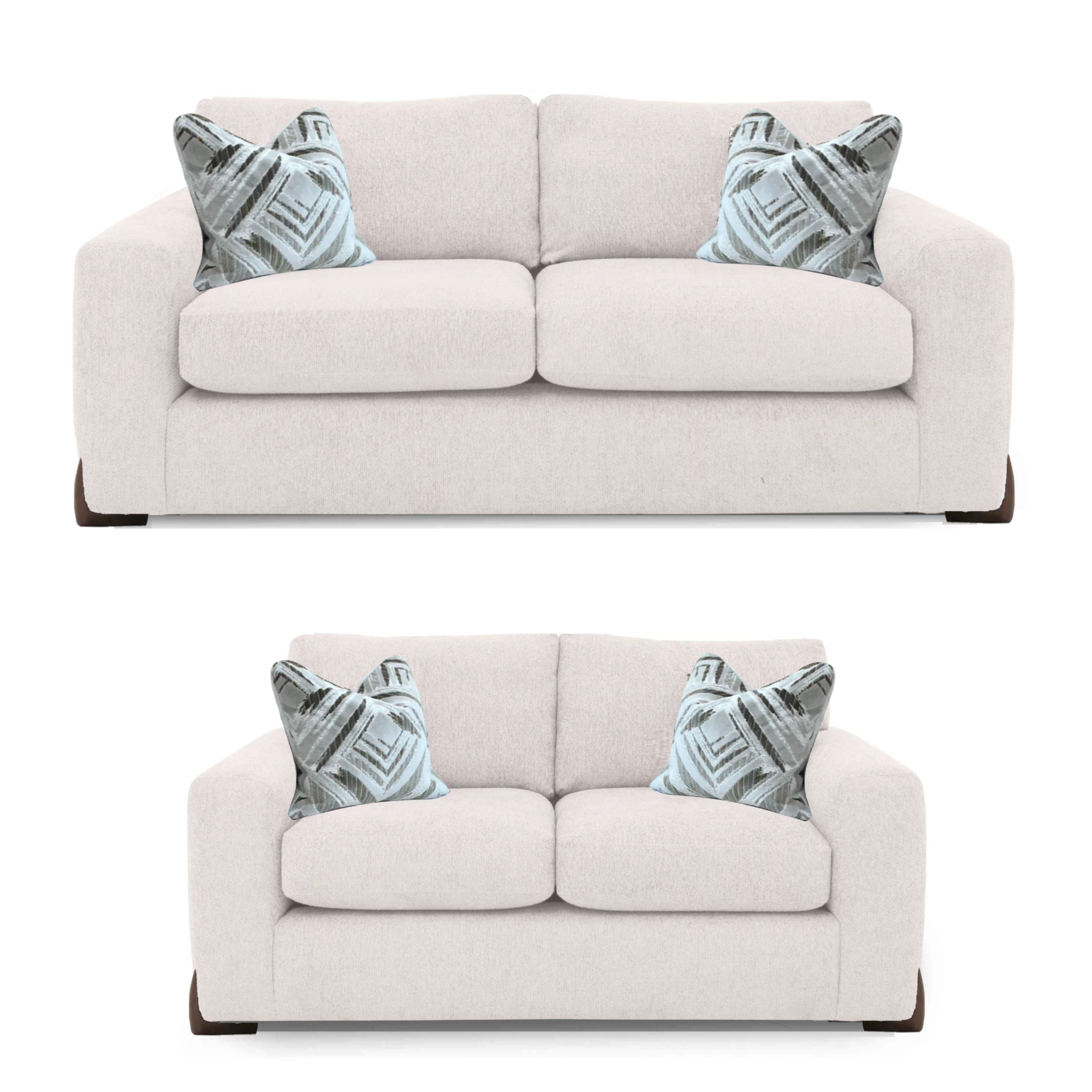 Axel Standard Back 3 Seater & 2 Seater Sofa Set - Choice Of Colours ...