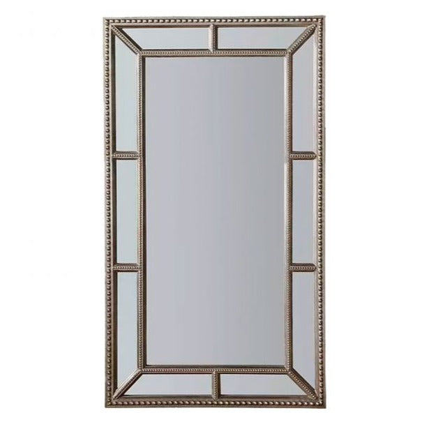 Laurence Pewter Leaner Mirror | Interior Envy