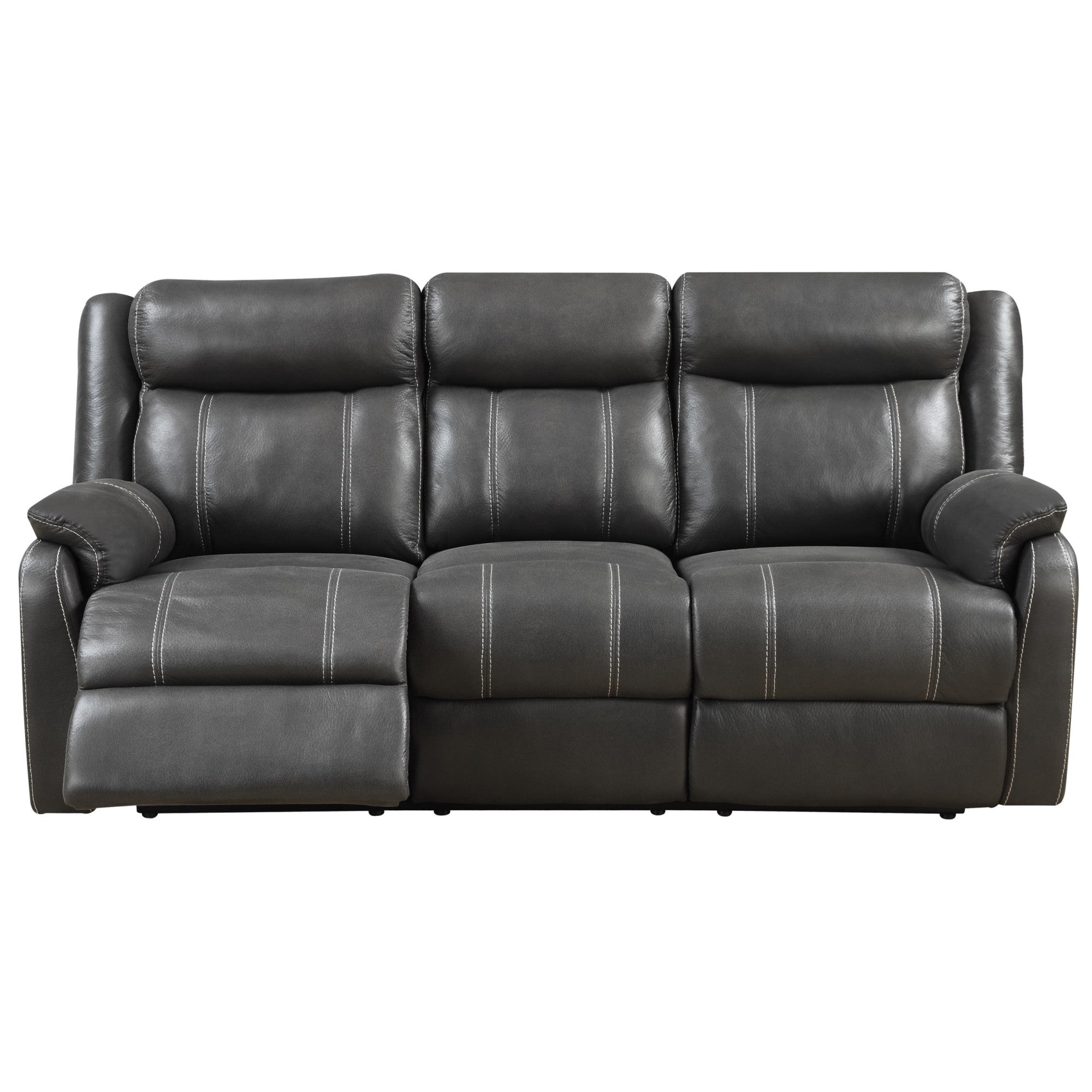 Leeds Recliner Sofa & Armchair Collection - Gun Metal Grey | Interior Envy