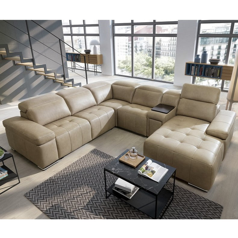 Domo Luxury Leather Modular Sofa Collection - Various Options ...